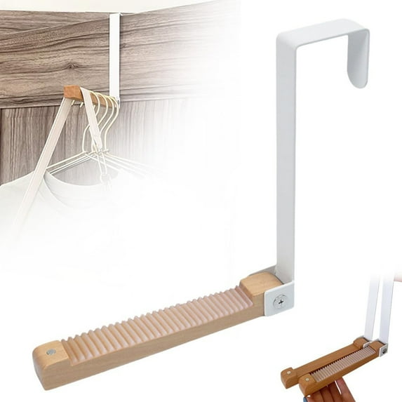 EcoVerve Wood Over The Door Hooks 2024 Upgrade Wooden Coat Hooks ...
