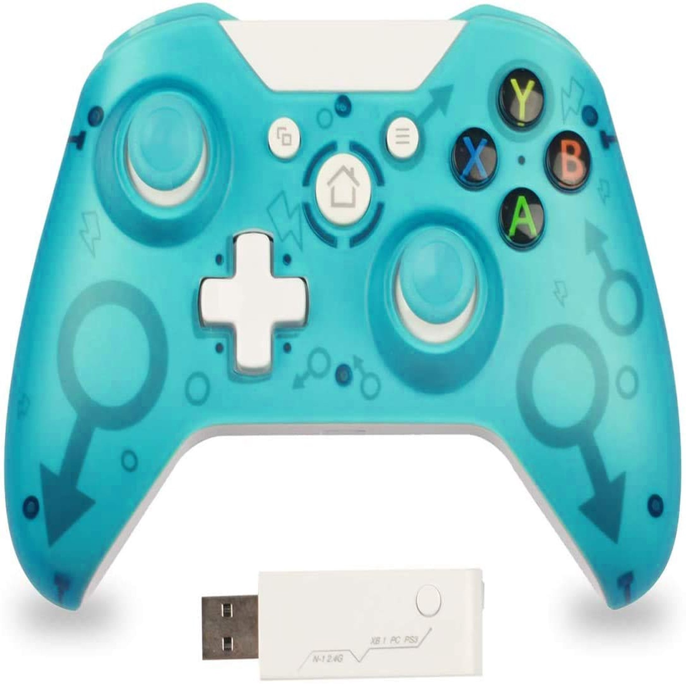 EcoWave Wireless Gamepad for Xbox and PC with 2.4GHz Adapter - Walmart.com