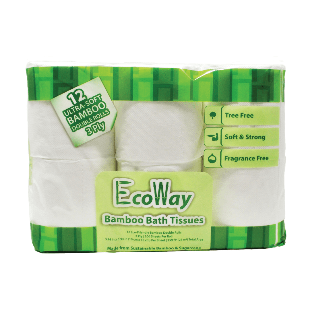 EcoWay Bath tissue (Toilet paper) 200 Sheets per roll 8 packs/case - Walmart.com
