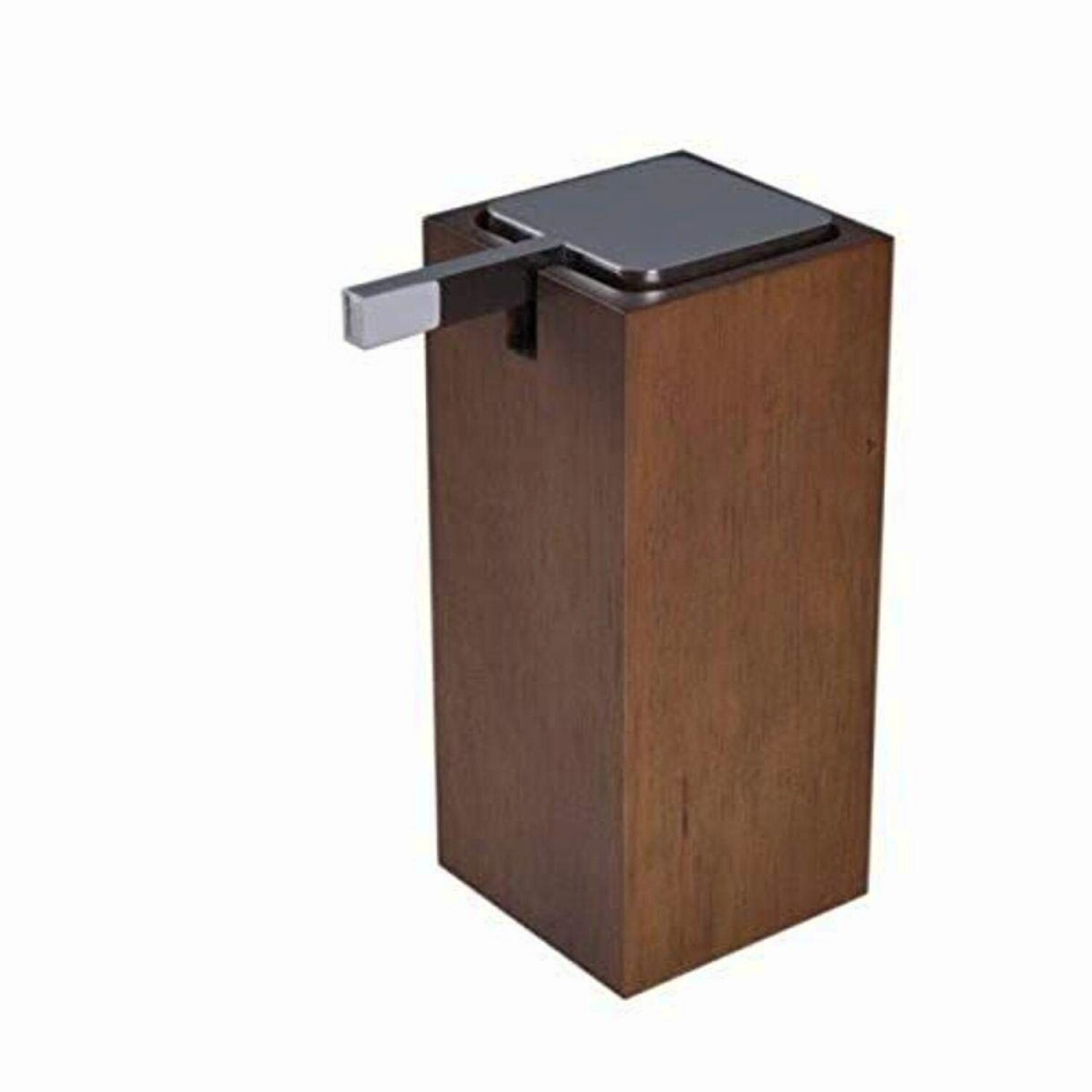 EcoWood Tall Square Brown Soap Dispenser - Walmart.com