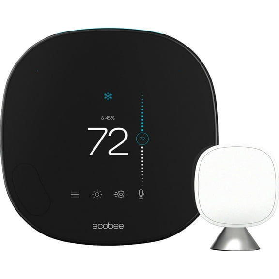 ecobee Smart Thermostat Premium, Built-In Speaker, WiFi, Air Quality ...