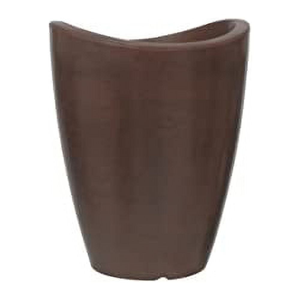 Ecobo 12.6 nches Eco-Friendly Round Planter Onda Indoor/Outdoor use ...