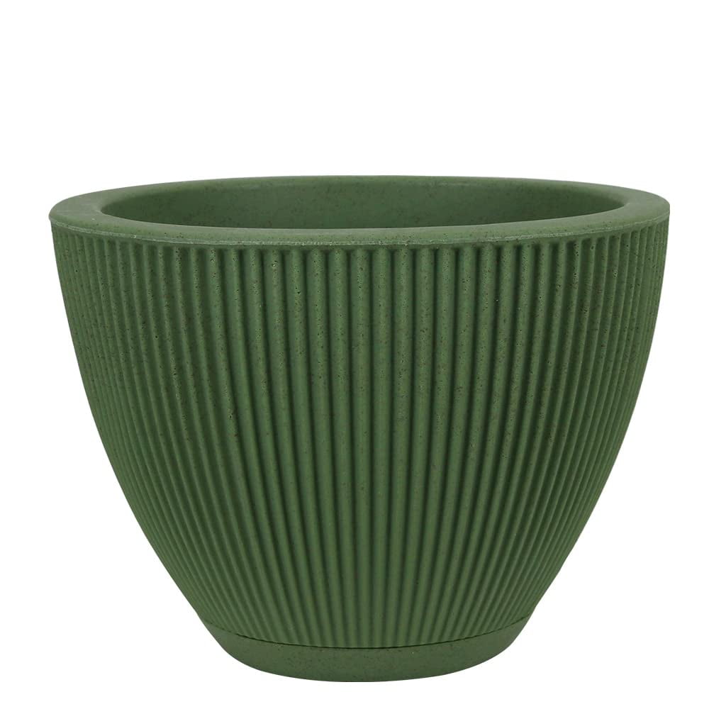 Ecobo 16.9 inches tall Eco-Friendly Round Pot Planter,Garoa Indoor ...