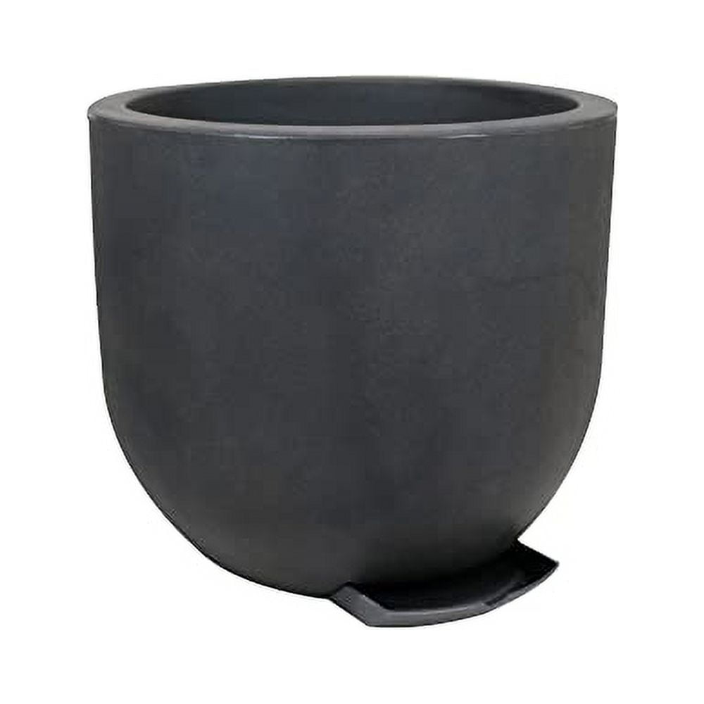 Ecobo 17.7 inches Eco-Friendly Round Pot Decora Planter Indoor/Outdoor ...