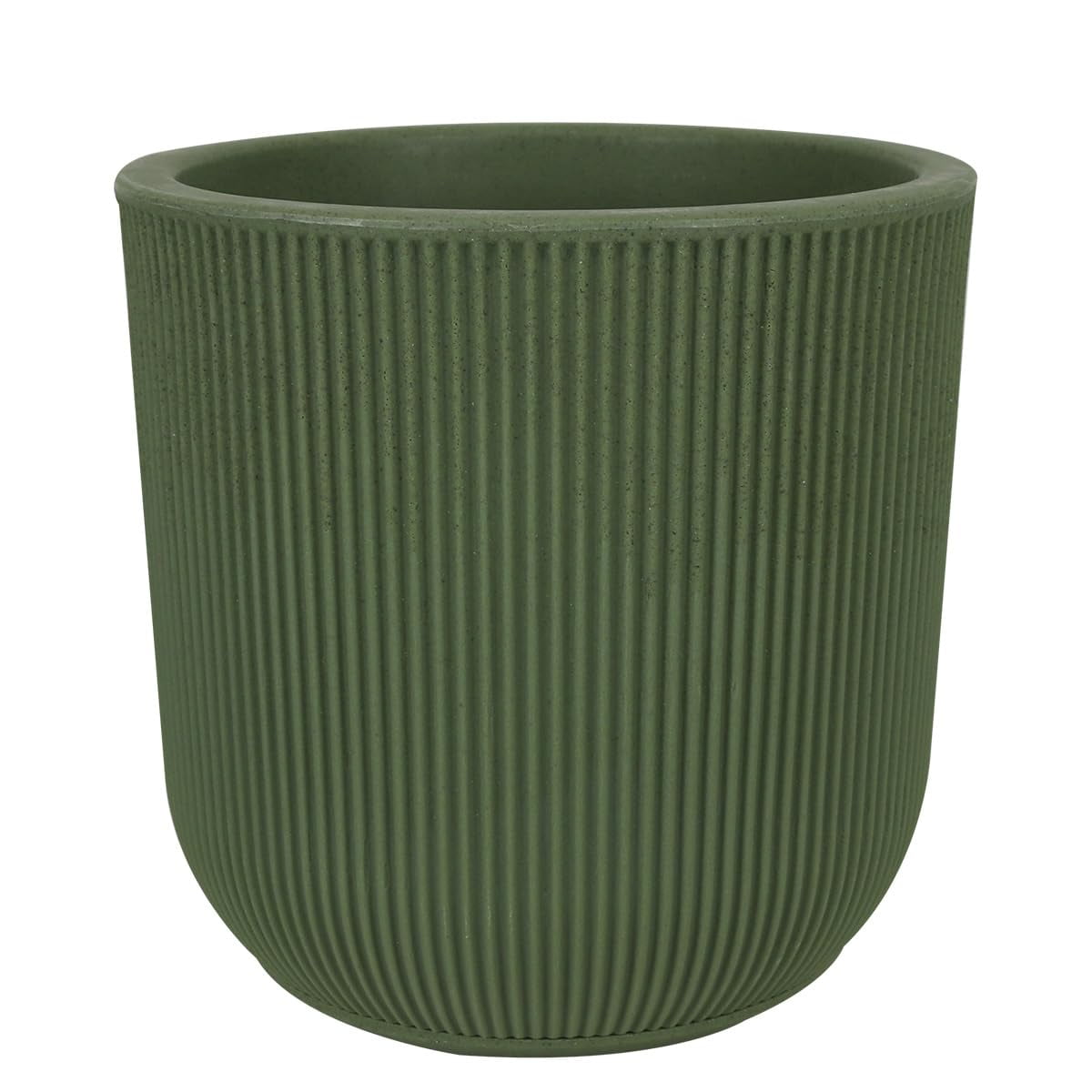 Ecobo 21.3 inches Eco-Friendly Round Pot Planter Indoor/Outdoor use ...