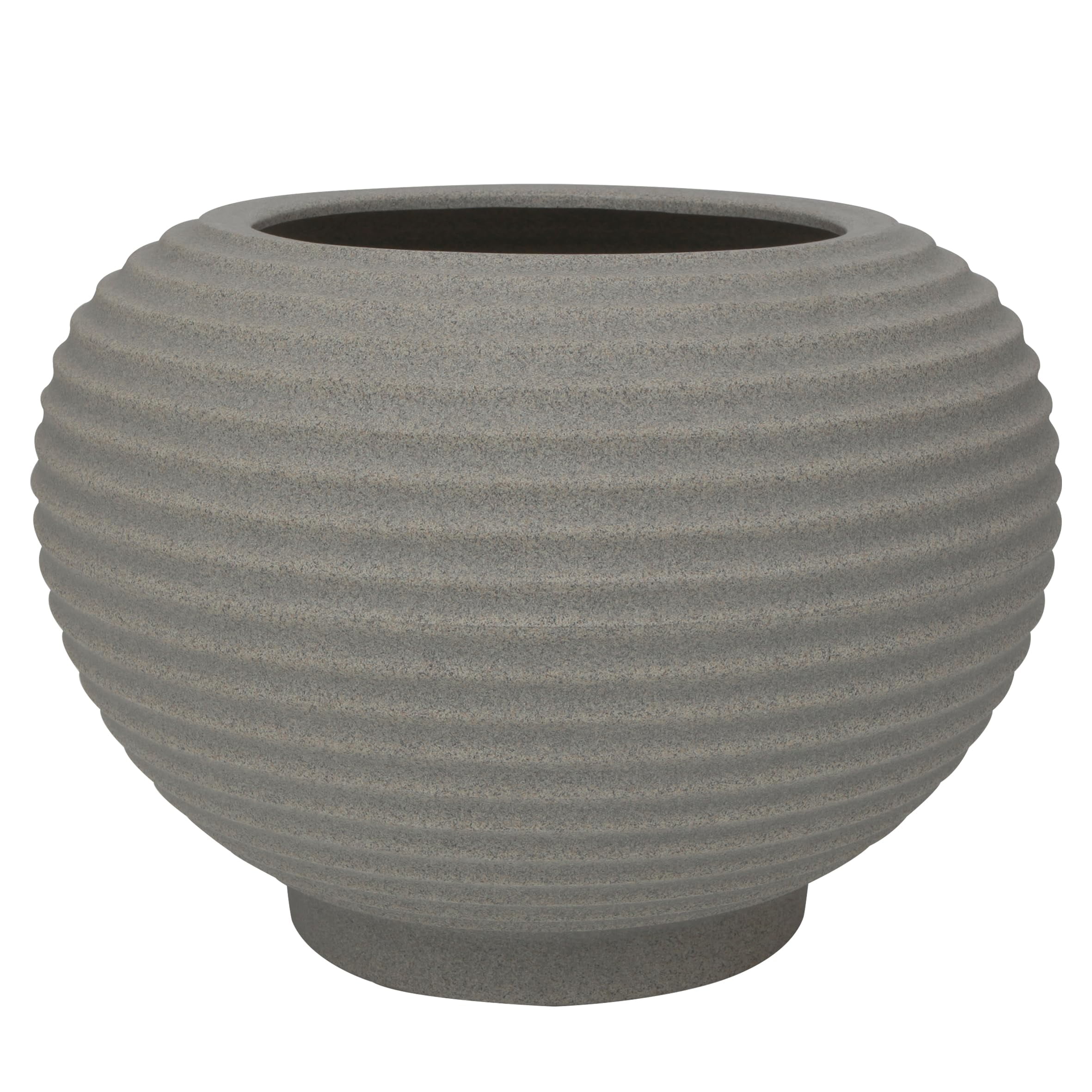 Ecobo 23.6" Wide, Eco-Friendly Round Planter Indoor/Outdoor use ...