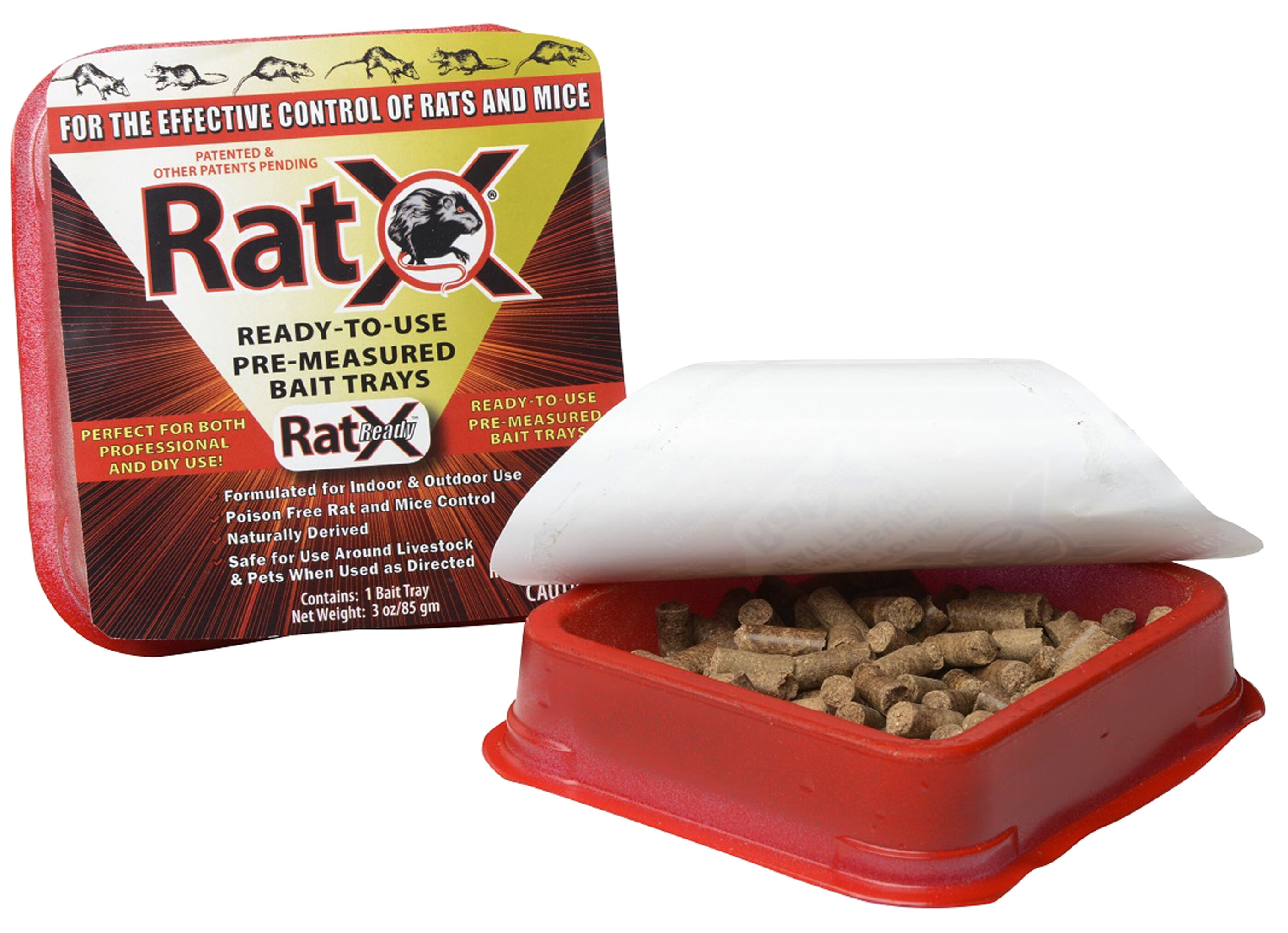 Ecoclear Products 620104 Tray Bait Rat 2pk,1 Each - Walmart.com
