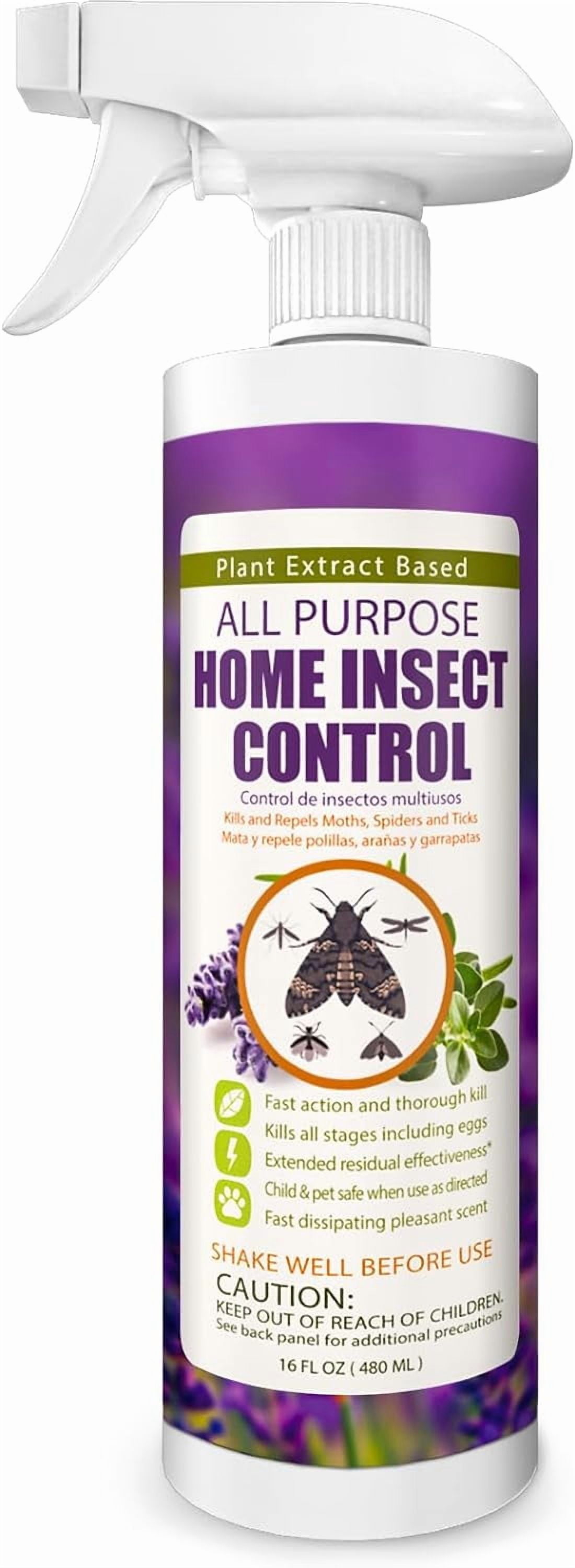 by Ecoer All Purpose Insect Control 16 oz, Fleas, Fruit Flies, Gnats ...