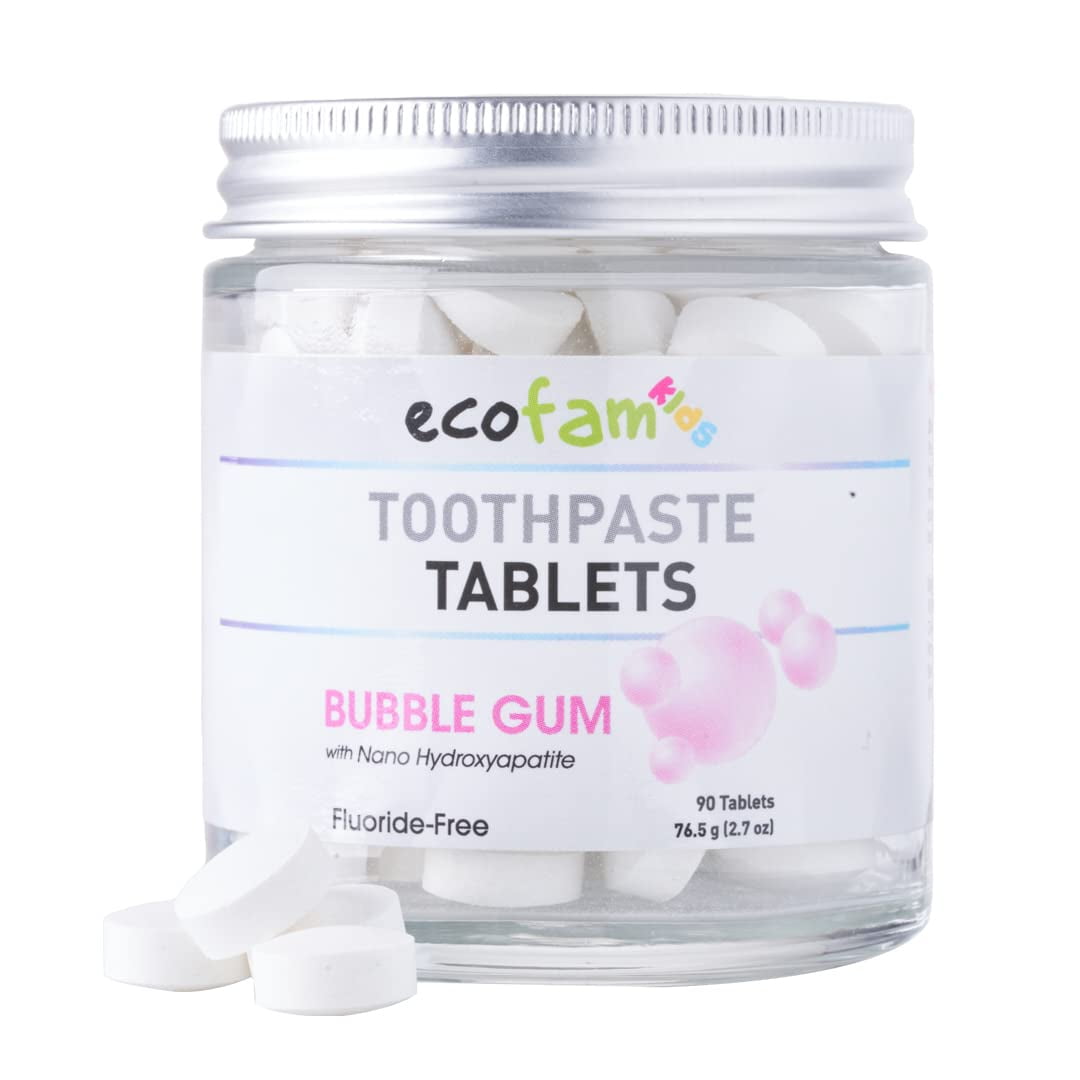 Ecofam Kids Toothpaste Chewable Tablets - 90 Natural Xylitol Tabs ...