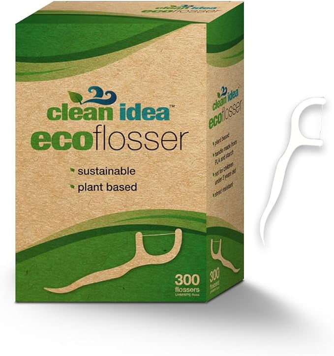 Ecofloss, (300 Picks) EcoFlosser Pick, Floss Picks for Adult and Kids ...