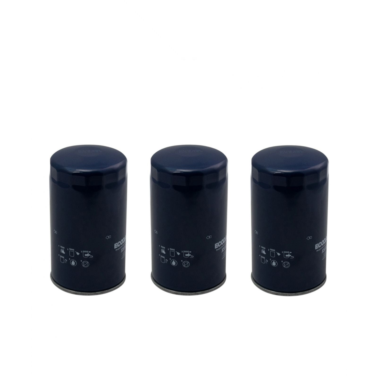 Ecogard 3 Piece Engine Oil Filter Kit for 5.9L 6.7L Diesel Trucks ...