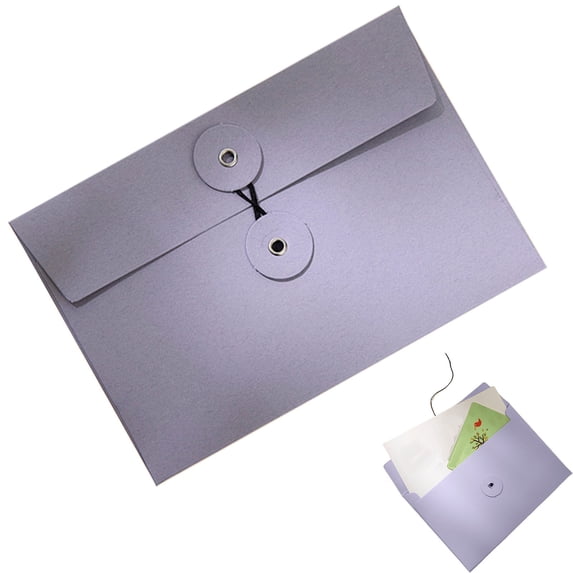 Ecohintz A6 Thread-Seal Document Envelope - Reusable Transparent Pvc ...