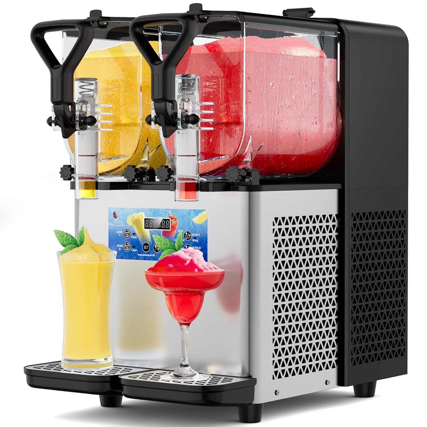 Ecojoy 6L Slushie Machine 110V Frozen Drink Margarita Machine Smoothie ...
