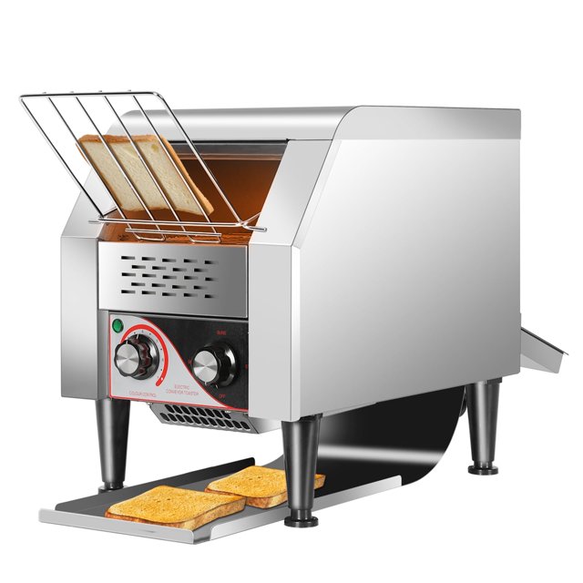 Ecojoy Commercial Conveyor Toaster, 150 Slices/Hour, 110V Heavy Duty ...