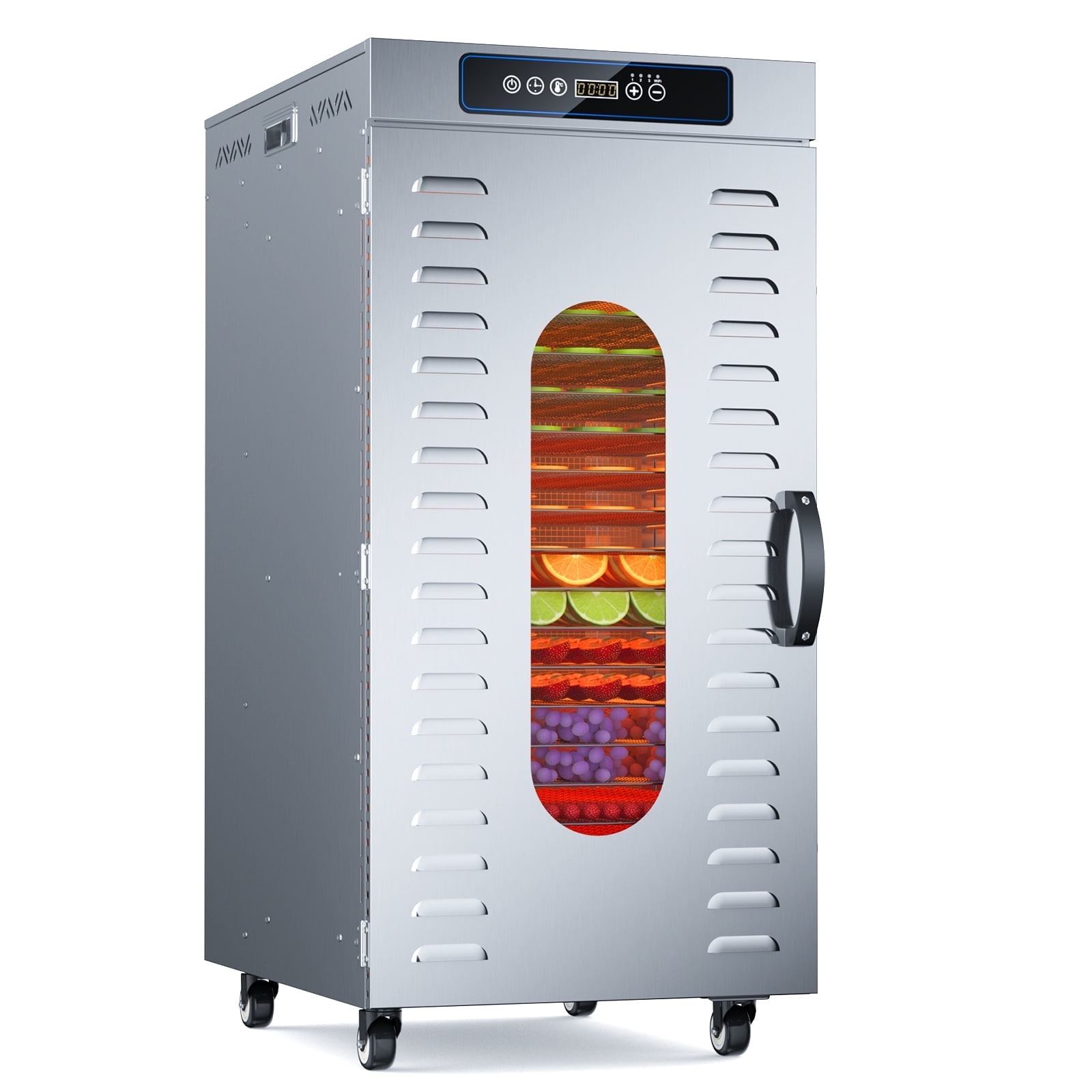 Ecojoy Wi-Fi Commercial Food dehydrator Dryer 1800W Dual Fan 20-Tray ...