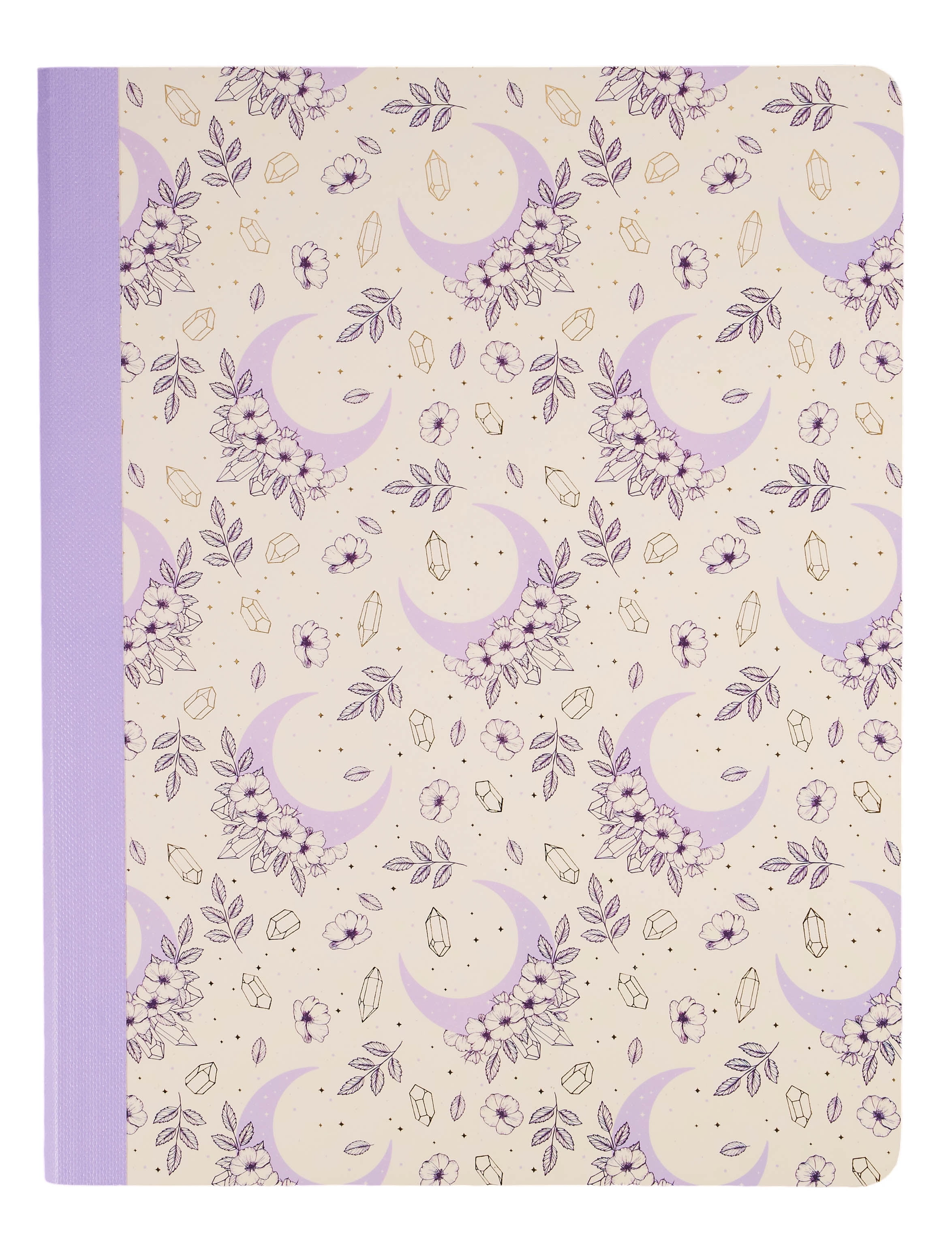 Ecokind by U Style Purple Moon Composition Book, 80 Sheets, College ...