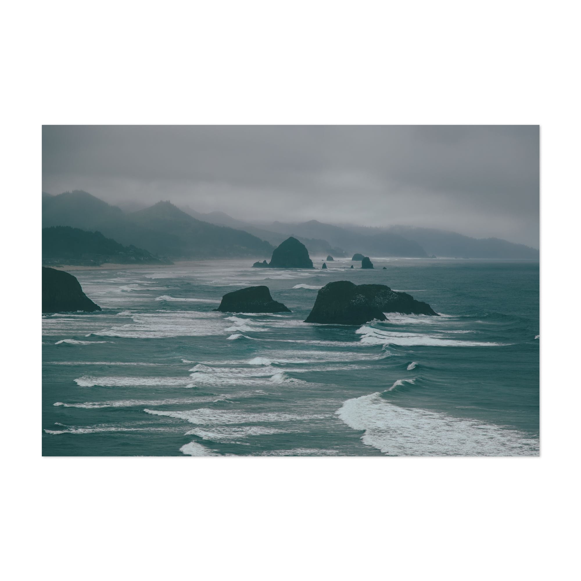 Ecola - Cannon Beach Oregon Photography Seascape Foggy Coast Ocean ...