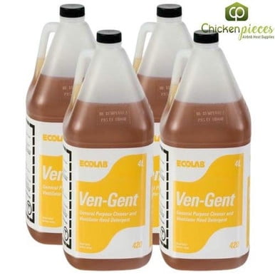 Ecolab Cleaner Degreaser Ven Gent 3.78L/1 Gallon (4/Case) - Walmart.com