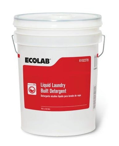 Ecolab Detergent Liquid Laundry Built 18.9L/4.9 Gallon - Walmart.com