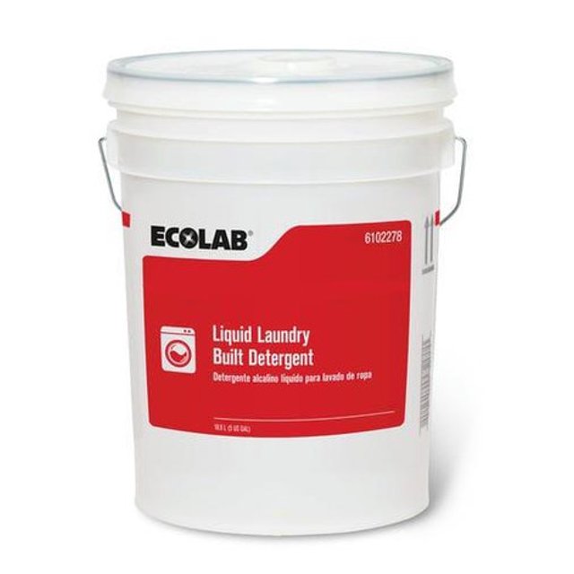 Ecolab Detergent Liquid Laundry Built 18.9L/4.9 Gallon - Walmart.com