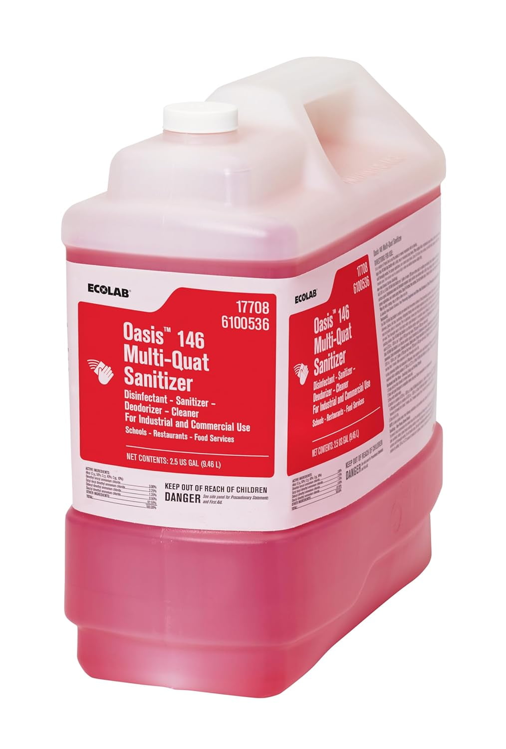 Ecolab Oasis™ 146 Multi-Quat Sanitizer - Walmart.com