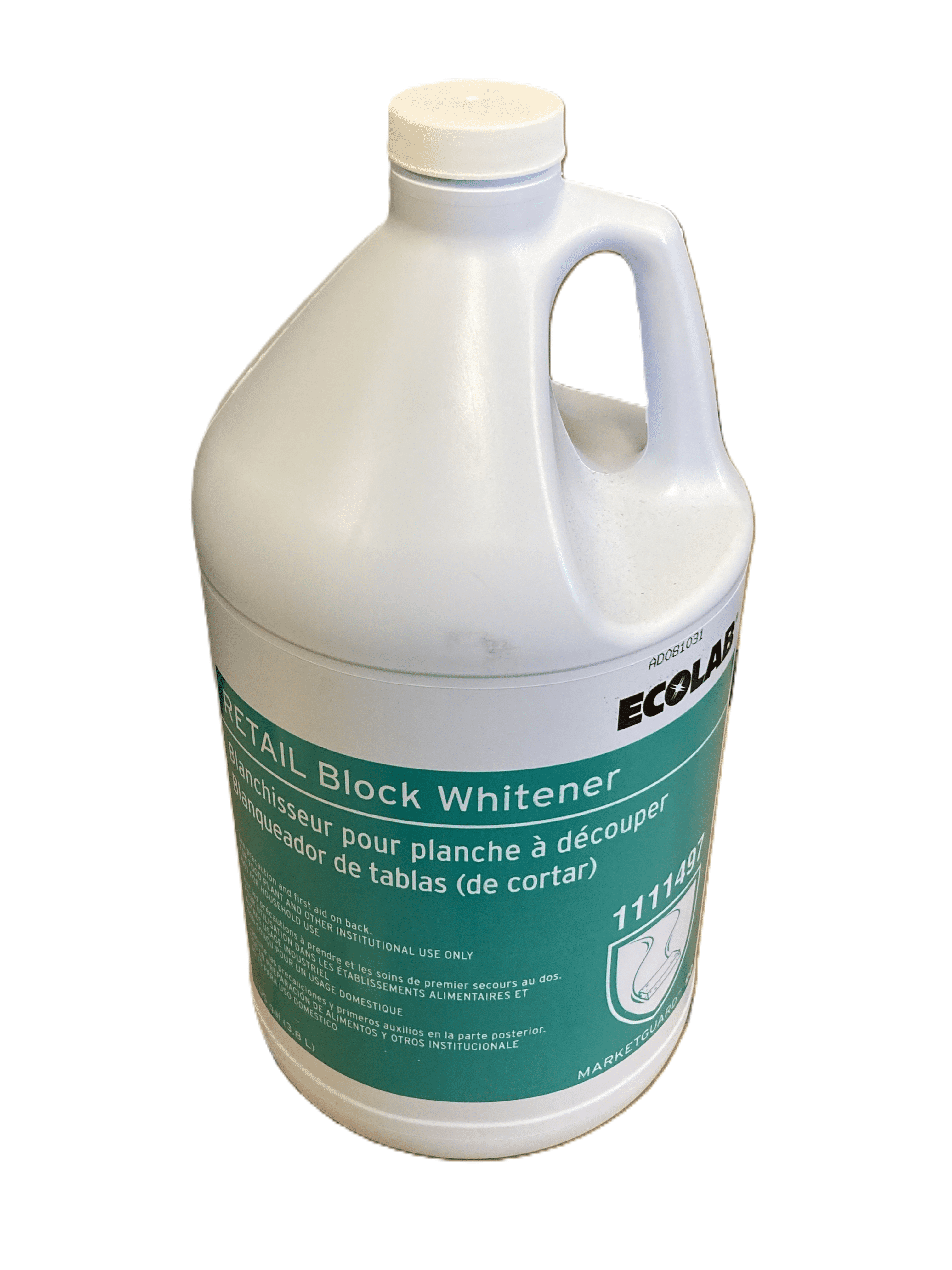 Ecolab Retail Block Whitener 1 US Gallon (3.8 L) -1111497 - Walmart.com