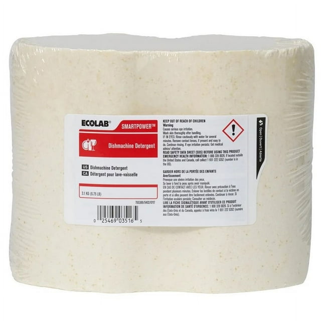 Ecolab SMARTPOWER Powerful Dishwasher Detergent, Non-Corrosive ...