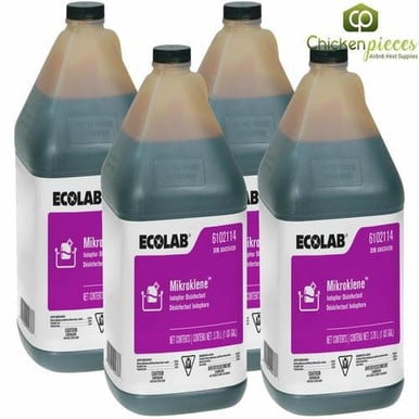 Ecolab Sanitizer Liquid Dishwashing Mikroklene 3.78L/1 Gallon (4/Case ...