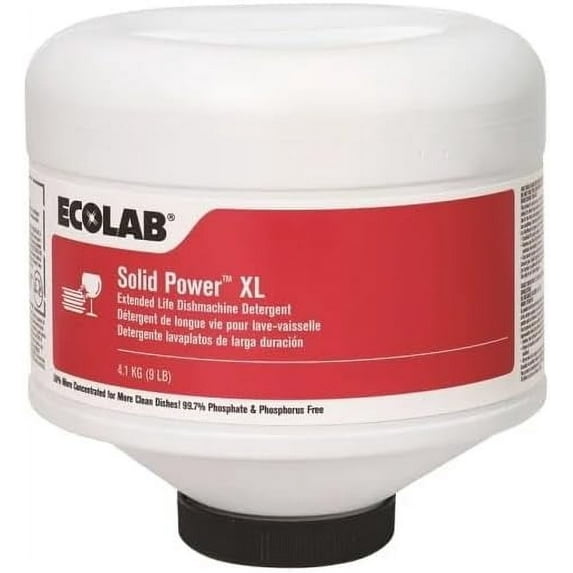 Ecolab Solid Power XL with Glass Guard, 9lb - Walmart.com