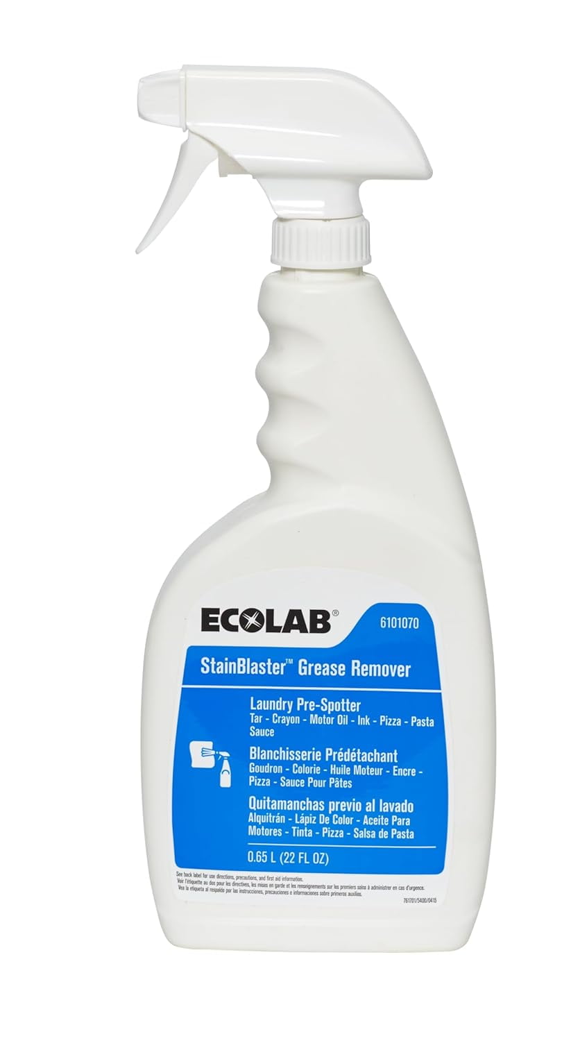 Ecolab Stainblaster Grease Remover Laundry Pre-Spotter- 22 FL OZ ...