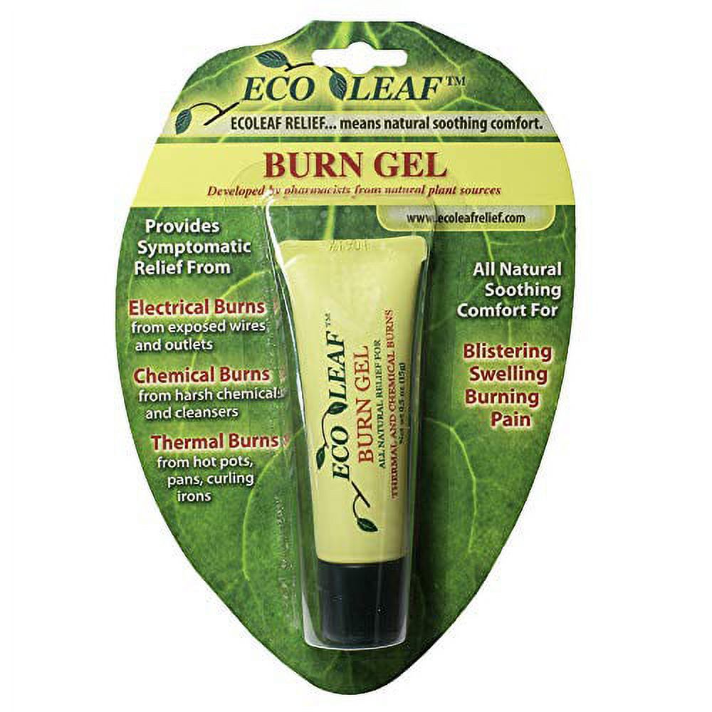 Ecoleaf Natural Burn Gel | Plant Extracts & Oils | Symptomatic Burning ...