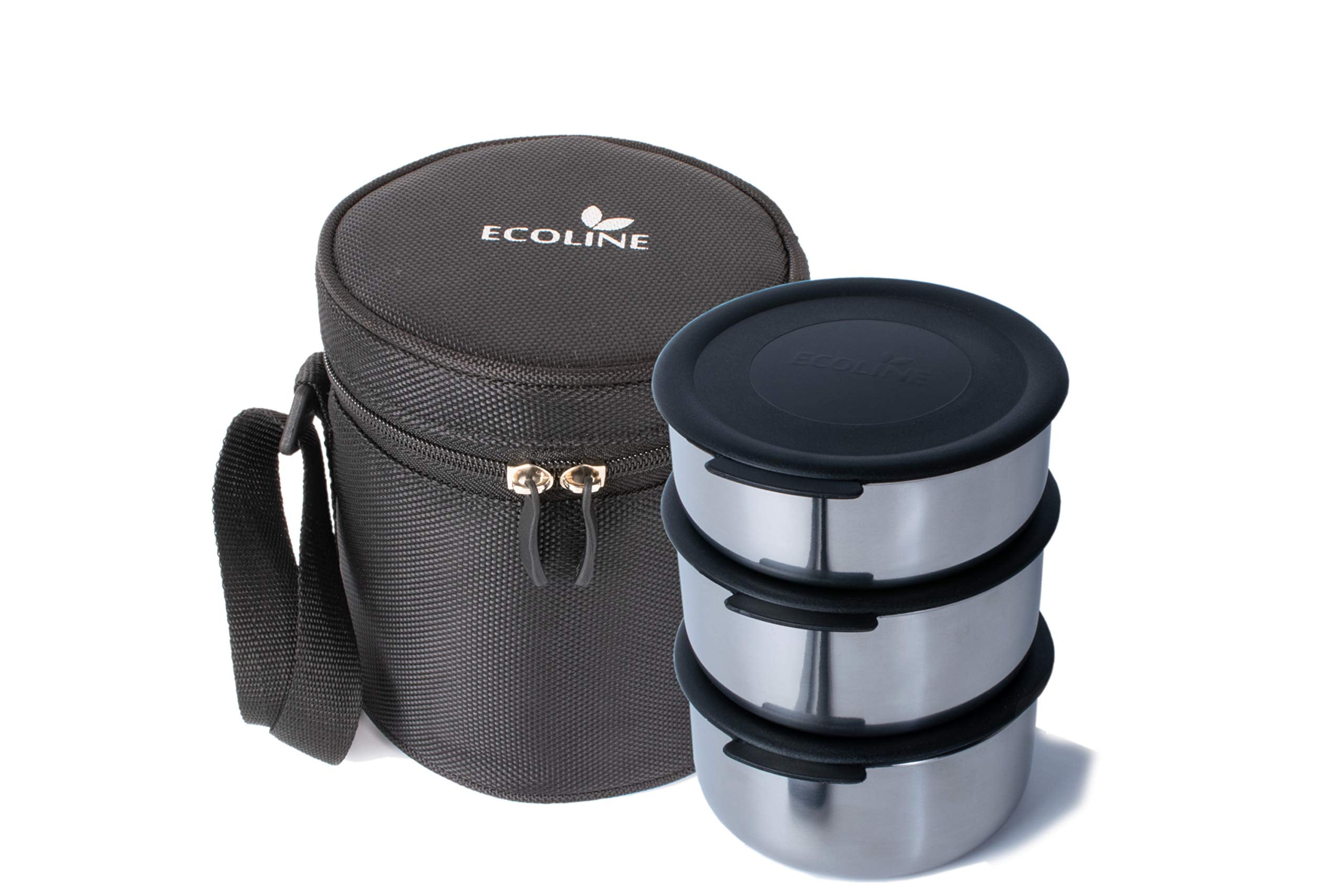 Ecoline V3 Stainless Steel Lunch Box Capacity 1100 Ml (2 Containers ...