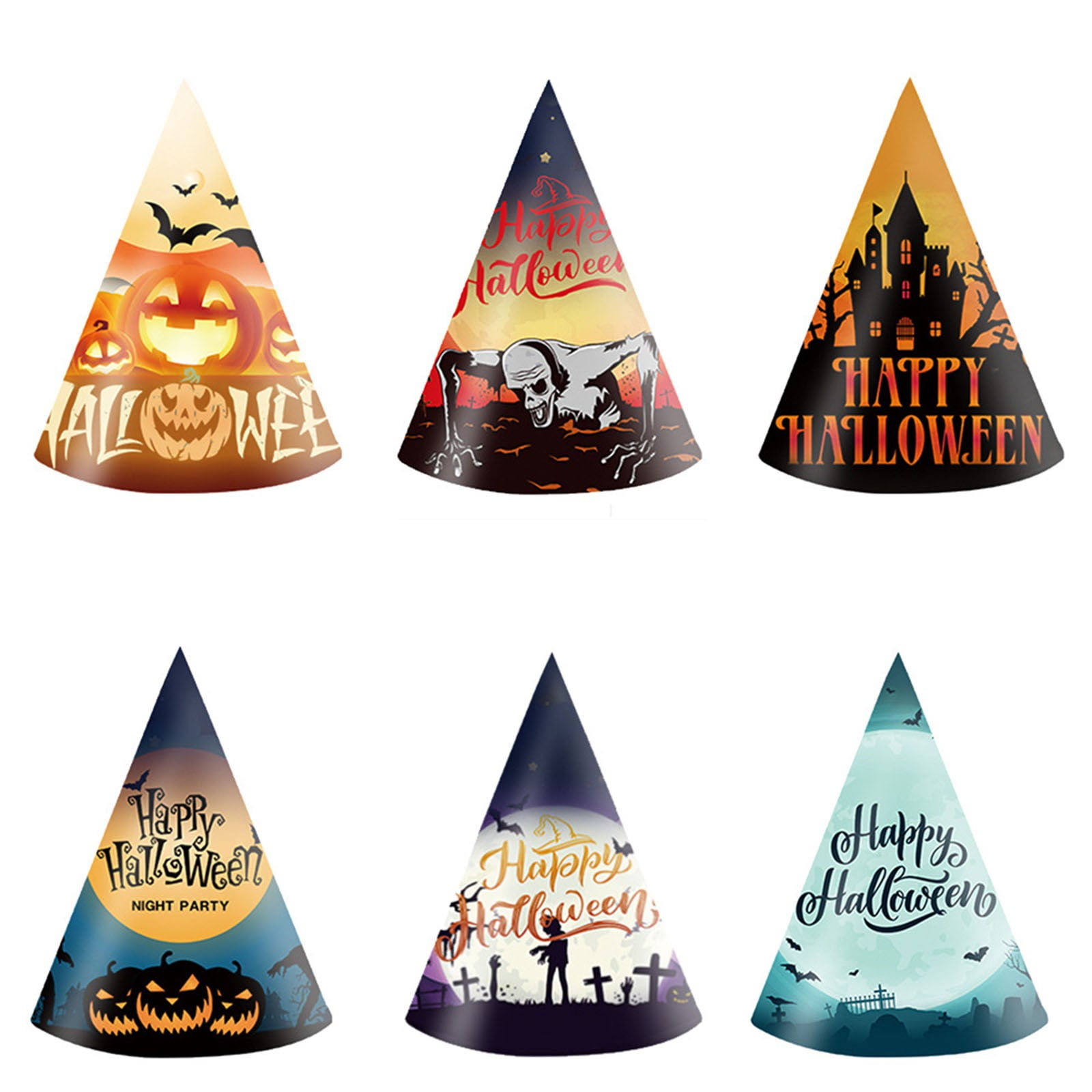 Ecolivings Party Dressing Halloween Themed Children And Adults Paper ...