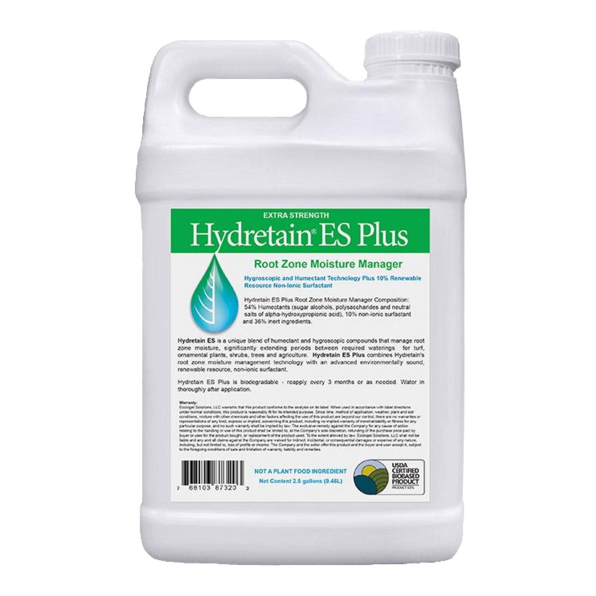 Ecologel Hydretain ES Plus Root Zone Moisture Manager, 2.5 Gallons ...