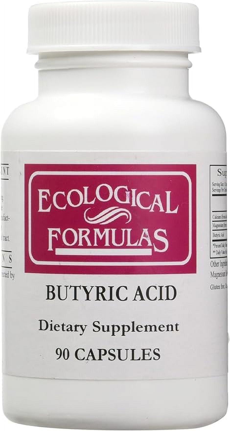 Ecological Formulas Calcium Magnesium Butyrate (Btyric Acid), Supports ...