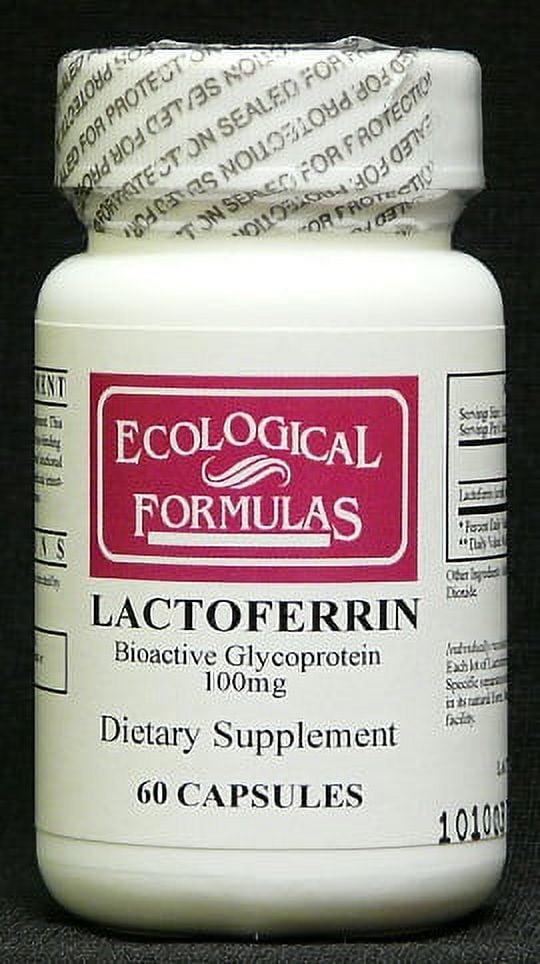 Ecological Formulas Lactoferrin 100 mg 60 Capsules - Walmart Business ...