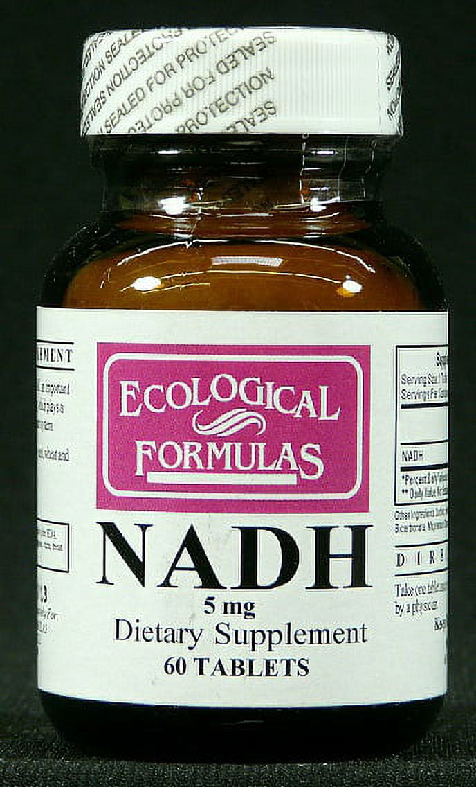 Ecological Formulas - NADH, 5 mg, 60 Tablets - Walmart.com