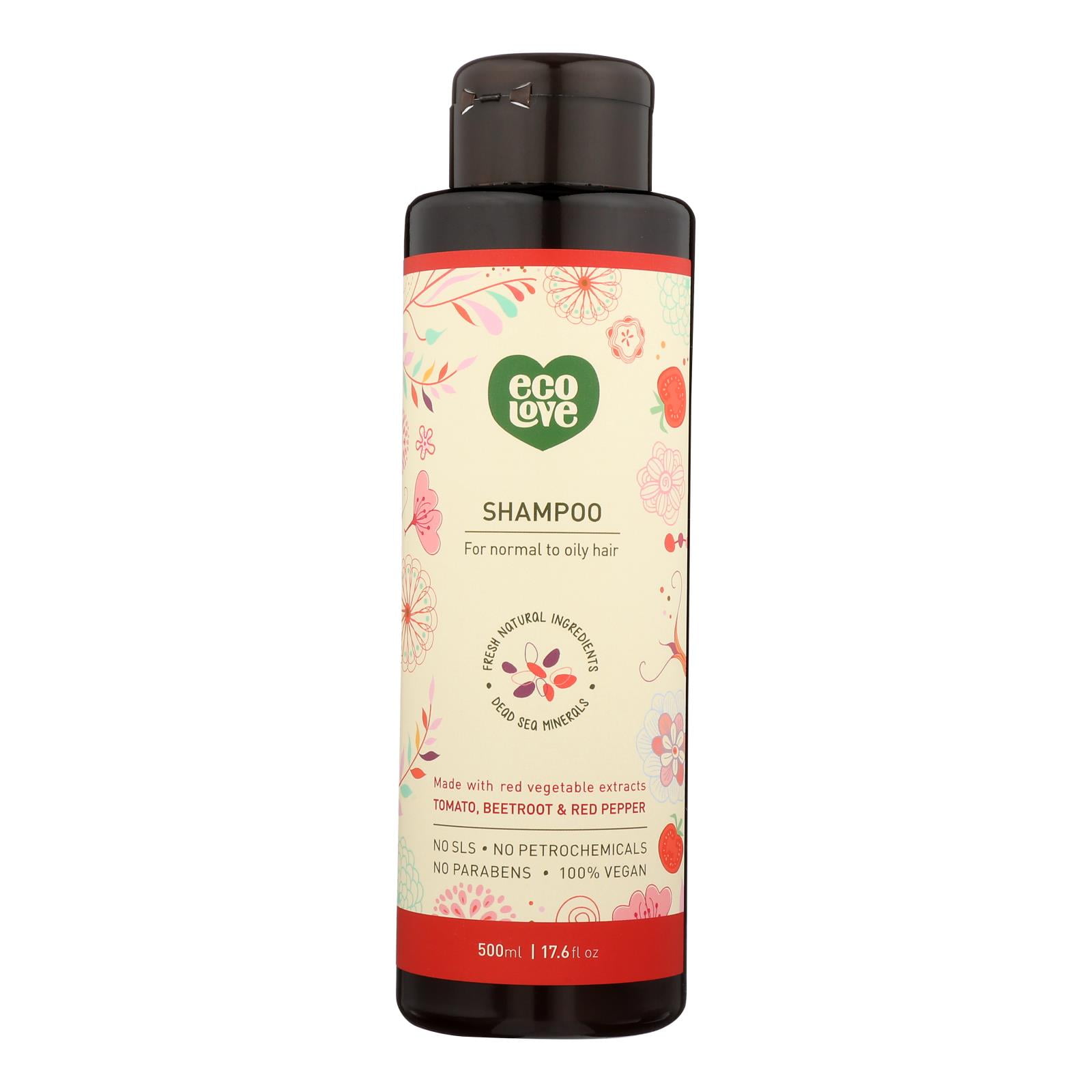 Ecolove 2131068 17.6 fl oz Red Vegetables Shampoo for Normal to Oily ...