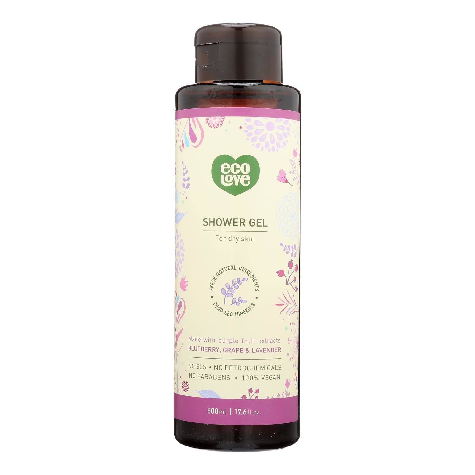 Ecolove - Shower Gel Purple Fruit - 1 Each - 17.6 FZ - Walmart.com