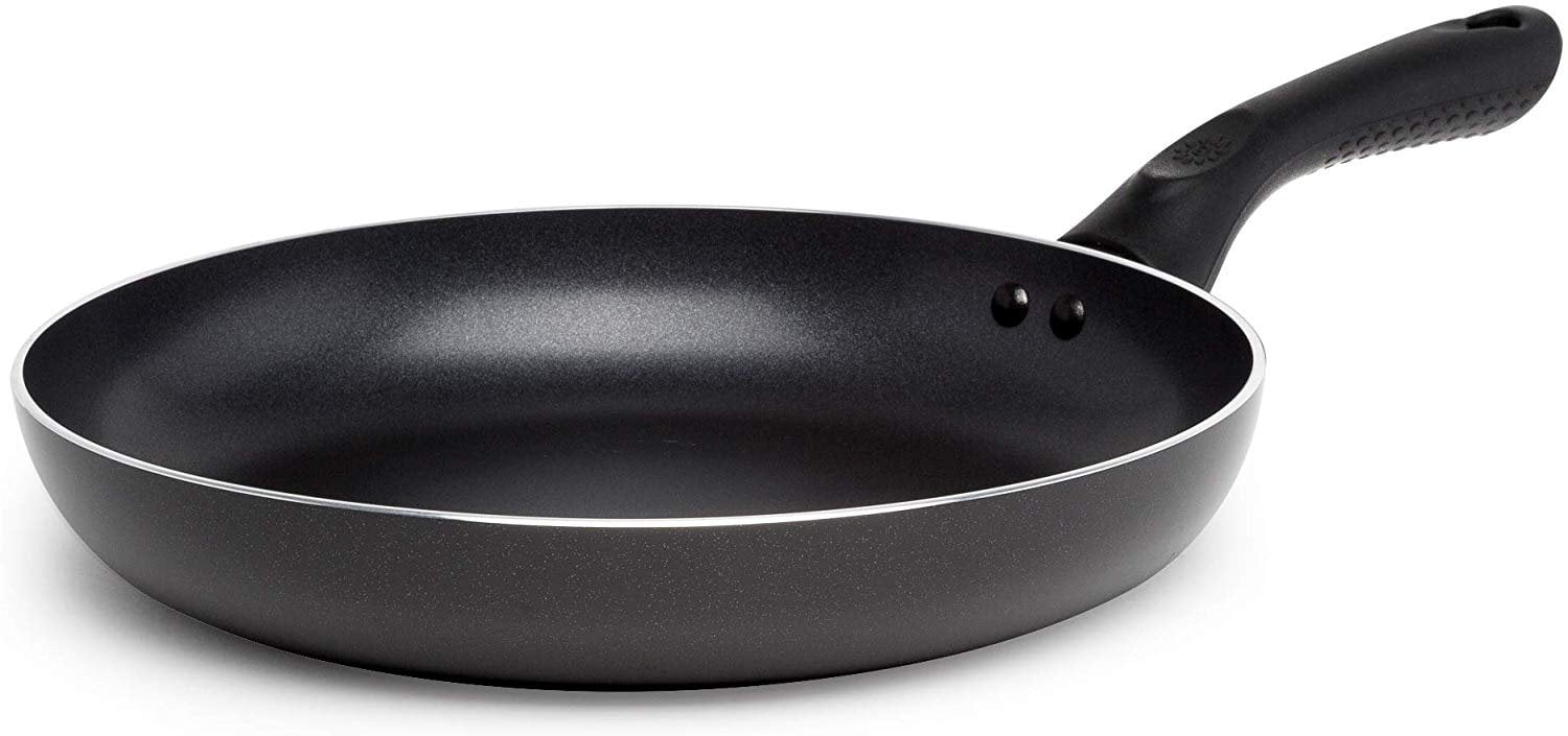 Ecolution EABK-5128 Non-Stick Fry Pan With Handle, Aluminum, 11", Black ...