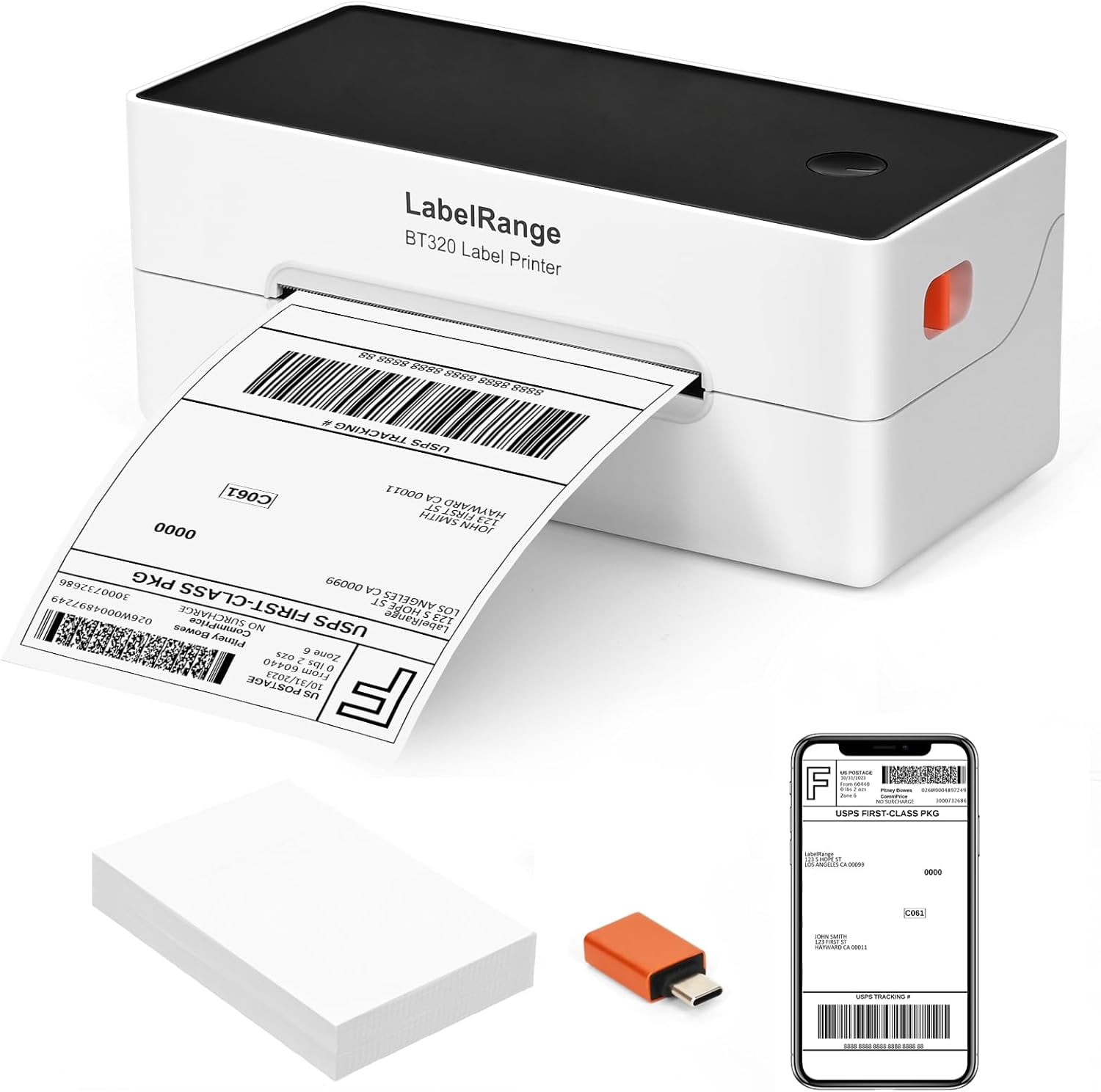 Ecommerce Label Printer 4x6, Thermal Shipping Label Printer, Support ...