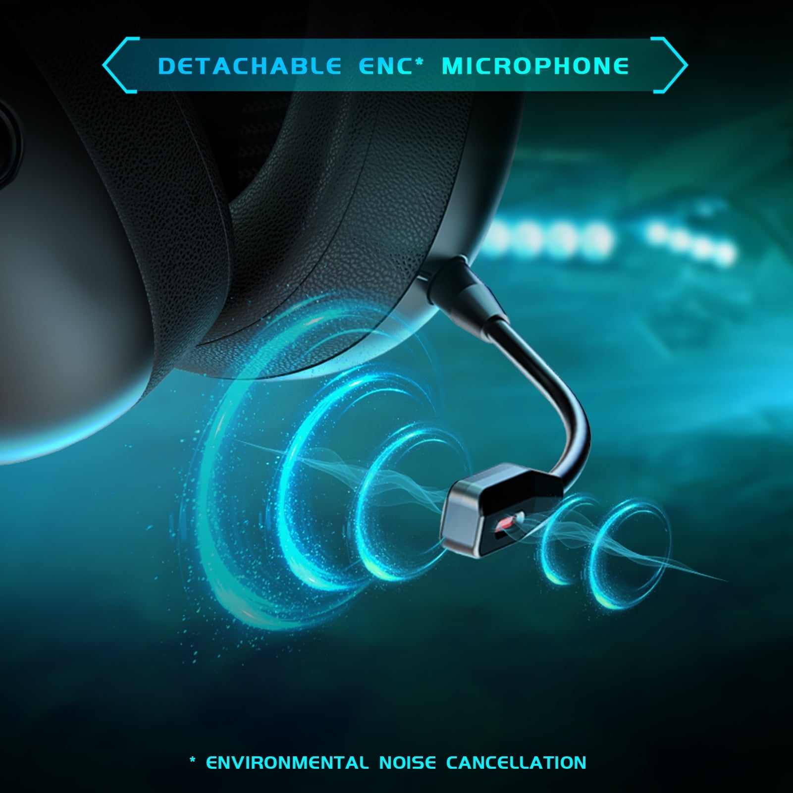 Ecomoment Gaming Headset for PS5 Switch PC Mac, 2.4 GHz/Bluetooth 5.2 ...