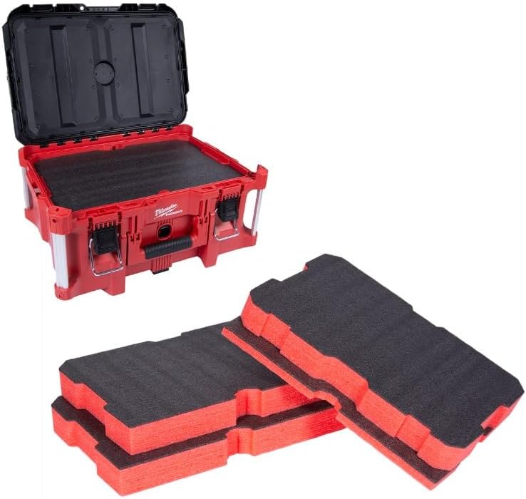 Econo Foam Inserts- Fits Milwaukee Packout ™ 48-22-8425 (4 Piece Foam ...