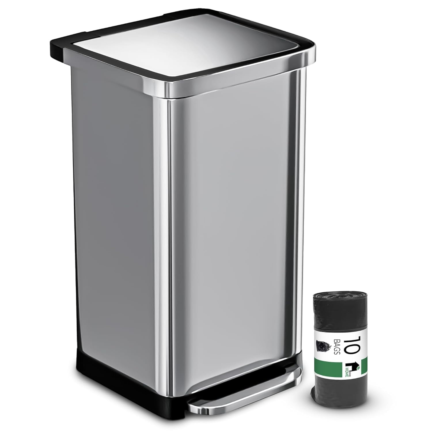 EconoHome Large Kitchen Trash Can, 20 Gallon - Walmart.com