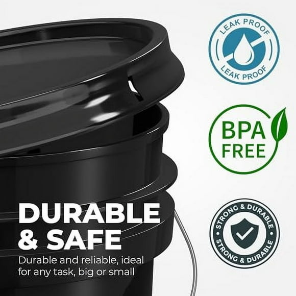 5 Gallon Plastic Container