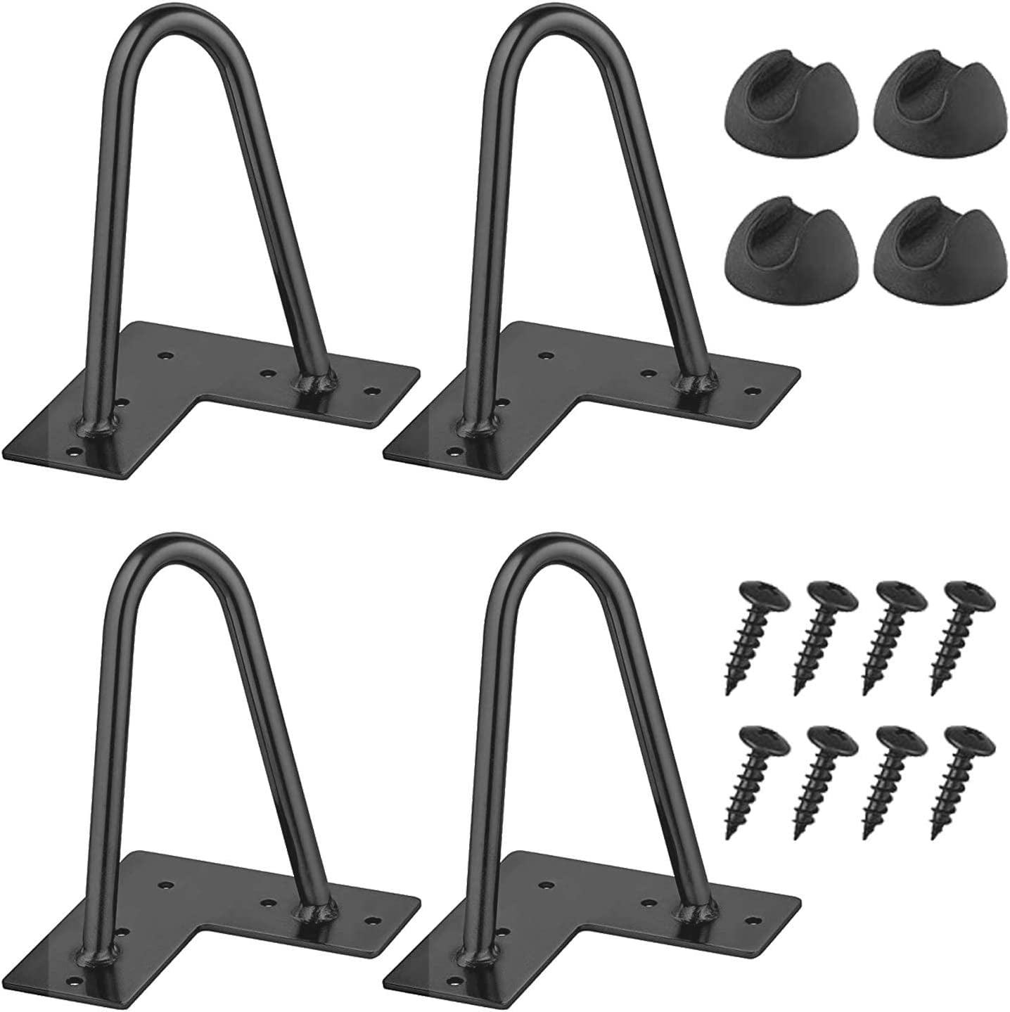 EconoHome Heavy Duty Steel Hairpin Legs, 6 Inch - Modern Furniture Legs ...