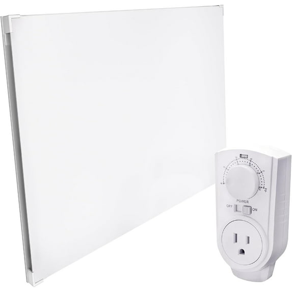 EconoHome Wall Mount Space Heater Panel - with Thermostat and Heat ...