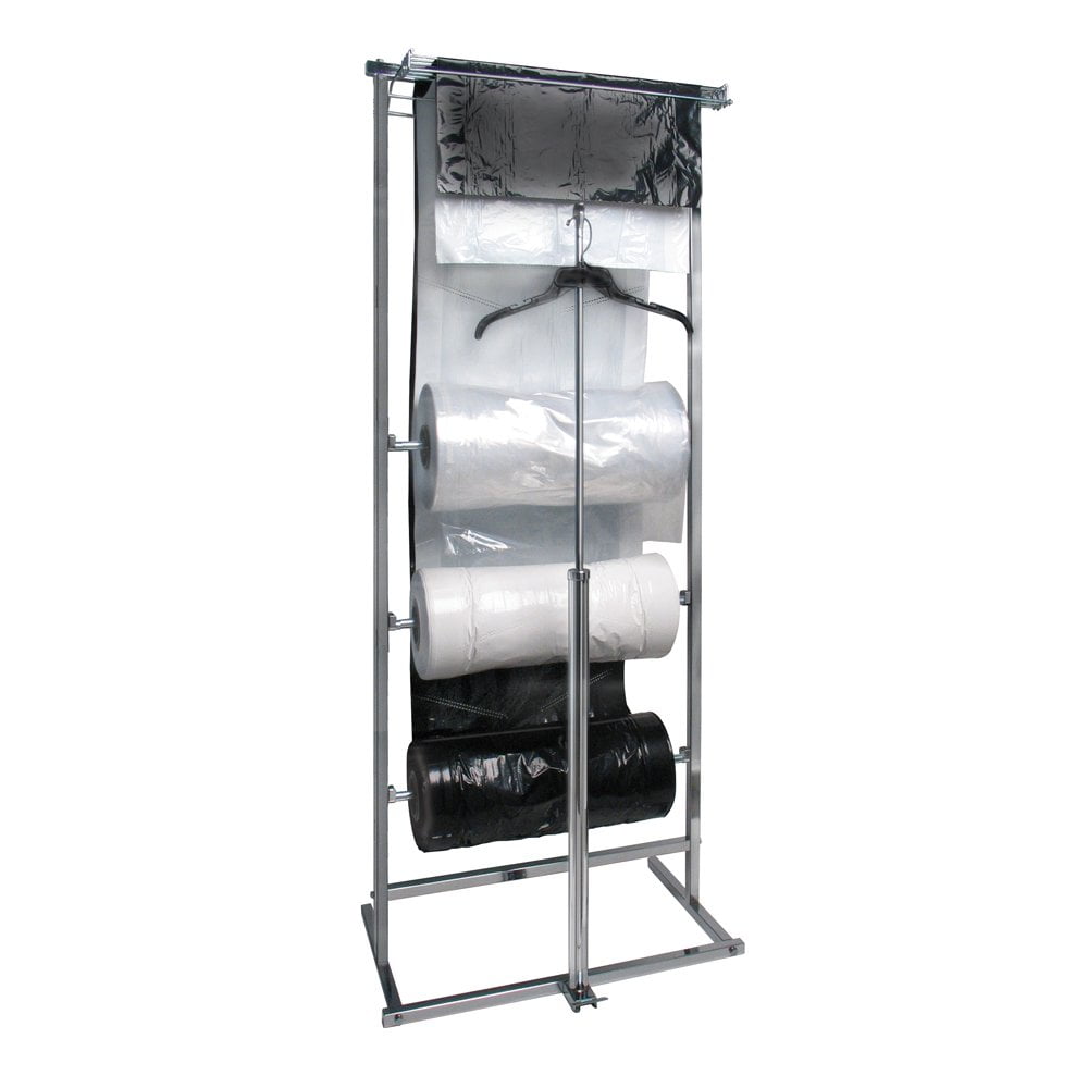 Econoco 3 Roll Polyethylene Horizontal Dispensing Rack, Square Tubing ...