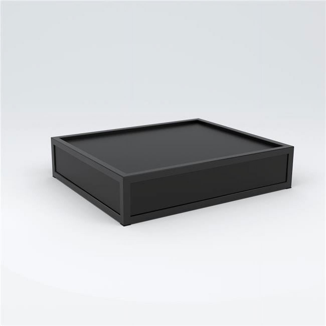 Econoco DDBRLBLK Stackable Display Riser Platform, Black - Large ...