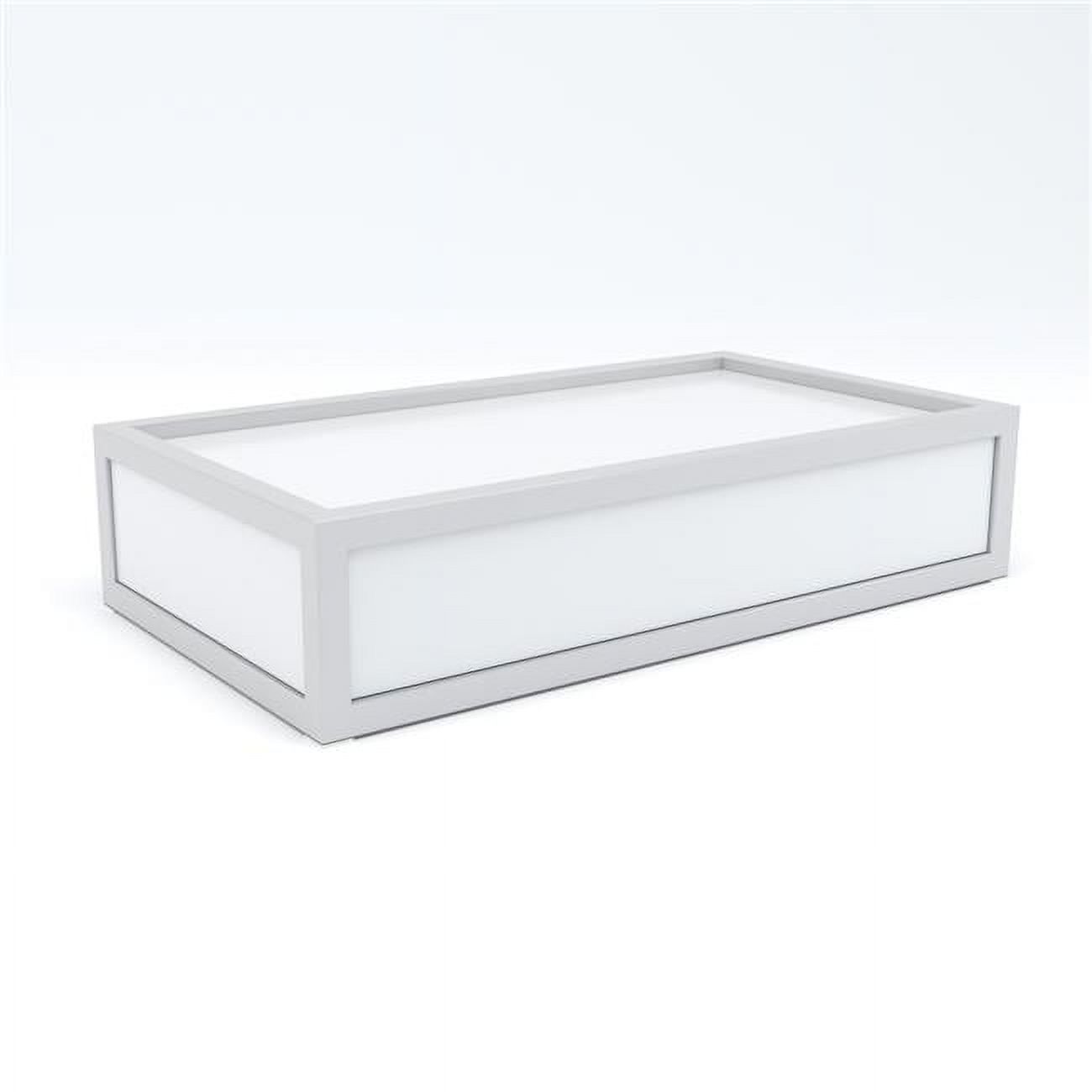 Econoco DDBRMWHT Stackable Display Riser Platform, Gloss White - Medium ...